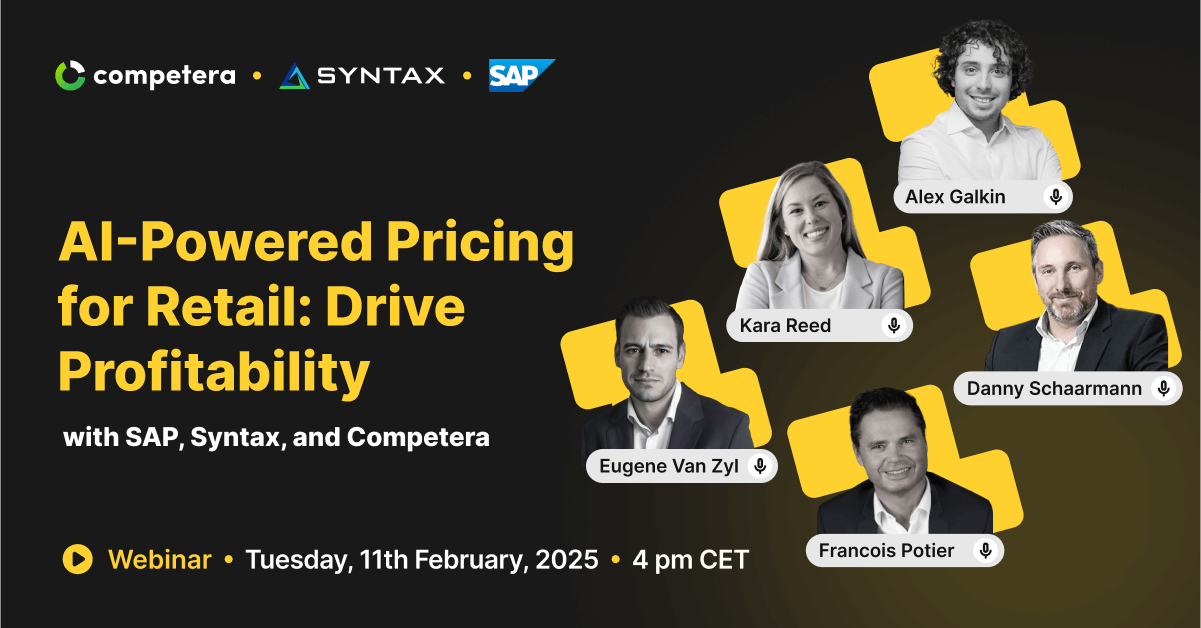 AI-Powered Retail Pricing: SAP, Syntax & Competera Webinar